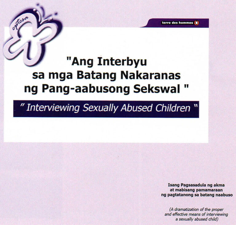 Interviewing Abused Children – Center for the Prevention & Treatment of ...